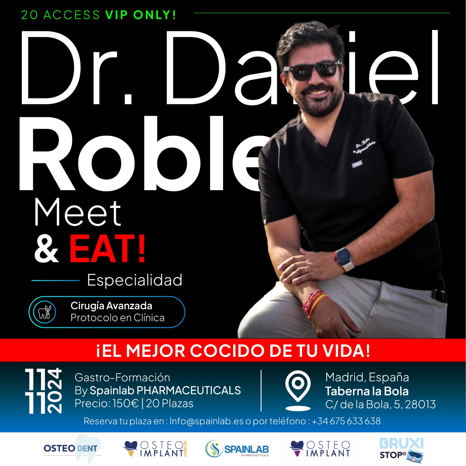 📢 Meet & Eat: Formación exclusiva con DANIEL ROBLES - Spainlab